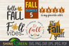 Fall Bundle SVG - 5 in 1, Autumn DXF, EPS, PNG - So Fontsy