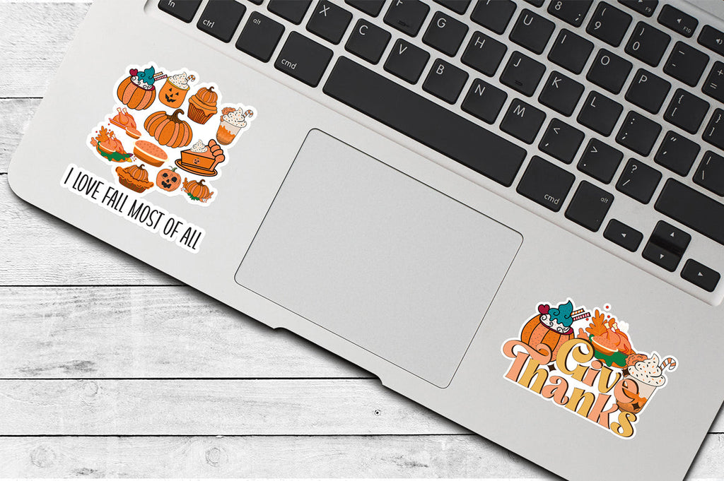 Fall Car Stickers PNG Bundle - So Fontsy