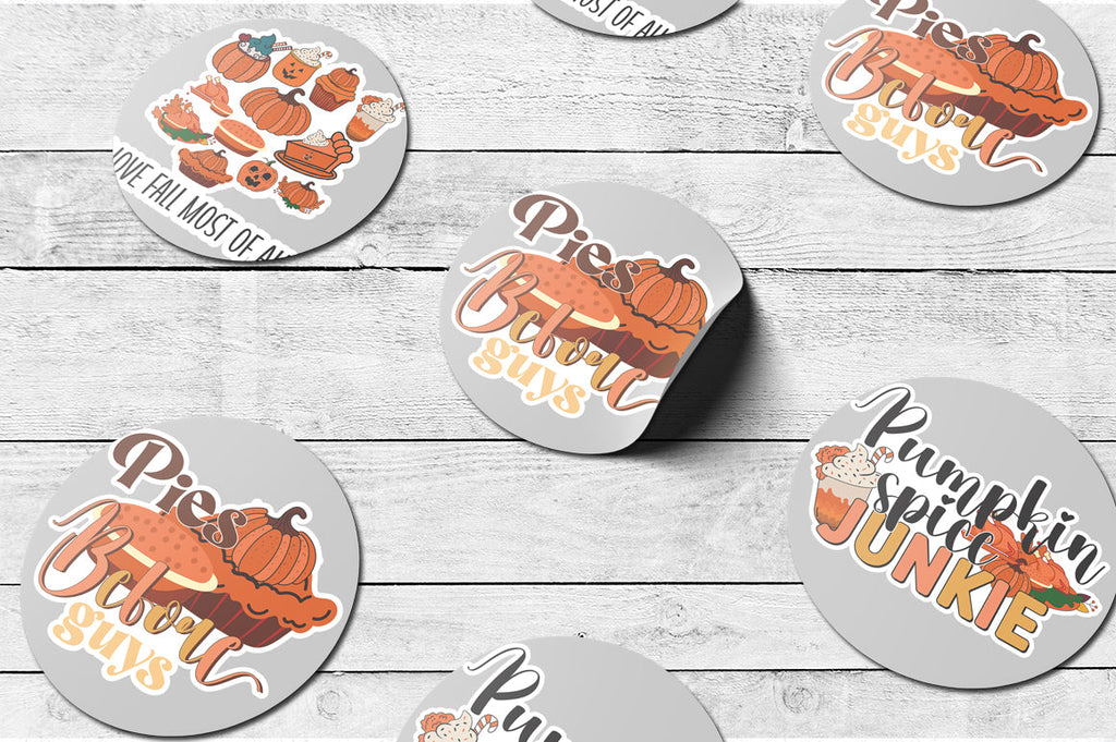 Fall Car Stickers PNG Bundle - So Fontsy