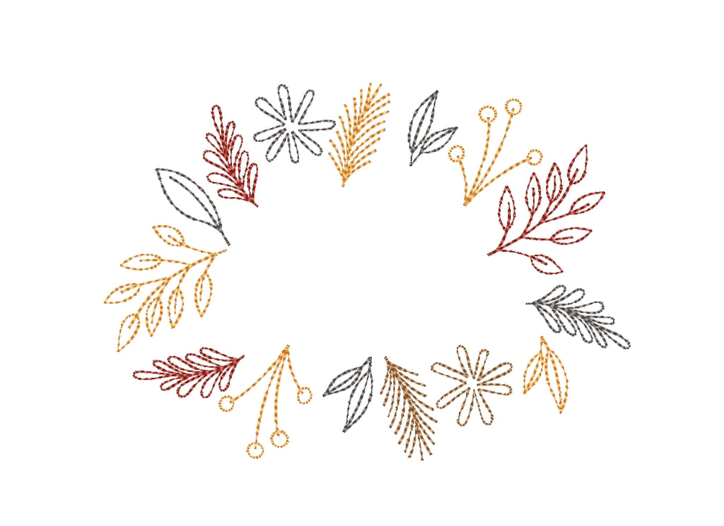 Fall Embroidery Design - So Fontsy