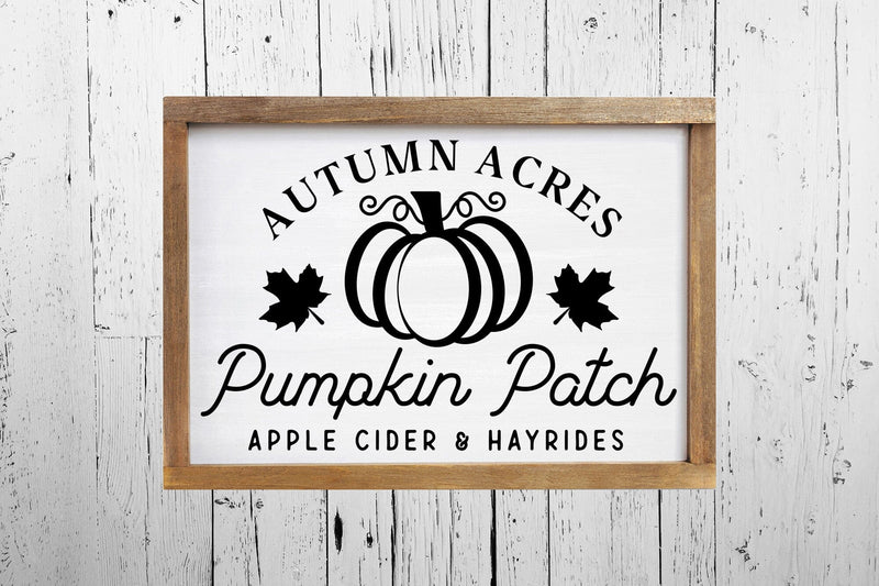 Fall Farmhouse Sign SVG Bundle - So Fontsy