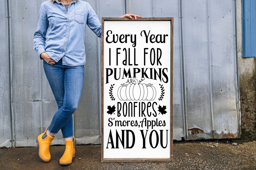 Fall Farmhouse Sign SVG Bundle - So Fontsy