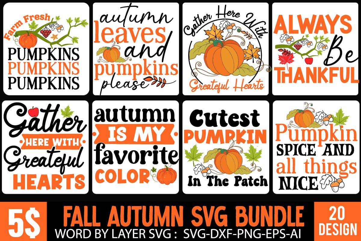 Fall Farmhouse SVG Bundle,Fall SVG Bundle , Fall Sublimation Bundle PNG ...