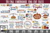 Fall Farmhouse SVG Cut File Bundle - Includes 20 Designs - So Fontsy