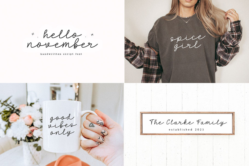 Fall Font Bundle - 8 Fonts for Crafters - So Fontsy