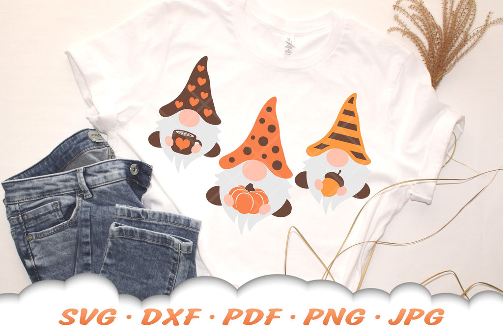 Fall Gnome SVG | Fall SVG Bundle - So Fontsy
