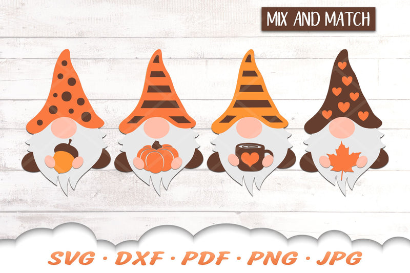 Fall Gnome SVG | Fall SVG Bundle - So Fontsy