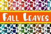 Fall Leaves Digital Paper - Autumn Backgrounds and Patterns - So Fontsy