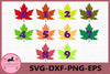 Fall Numbers SVG - So Fontsy