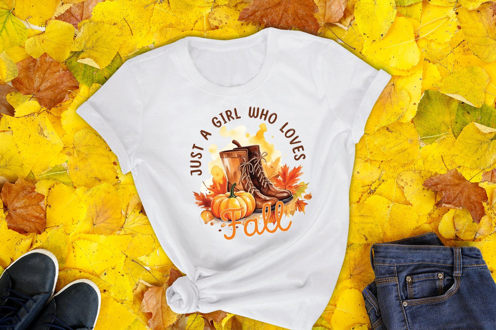Fall PNG Sublimation | Just a Girl Who Loves Fall - So Fontsy