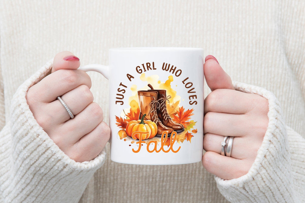 Fall PNG Sublimation | Just a Girl Who Loves Fall - So Fontsy