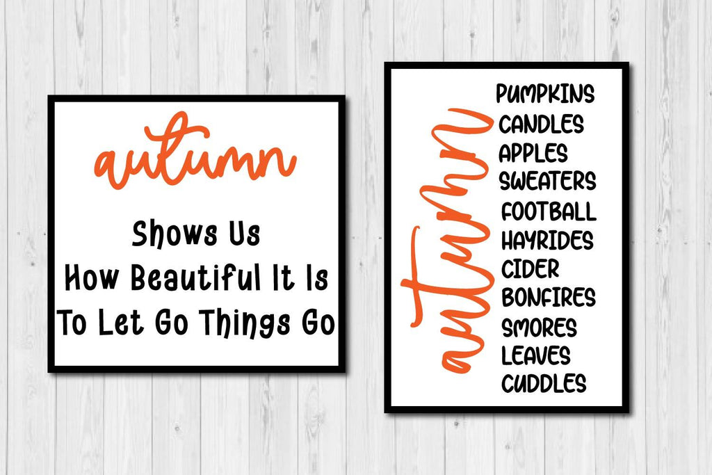 Fall porch Sign Quotes Bundle svg, fall porch sign, fall svg - So Fontsy