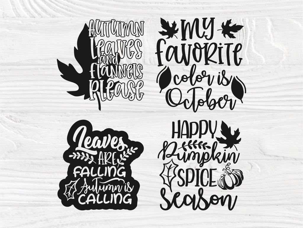 Fall Pumpkin SVG Bundle, Autumn Svg, Halloween Svg - So Fontsy