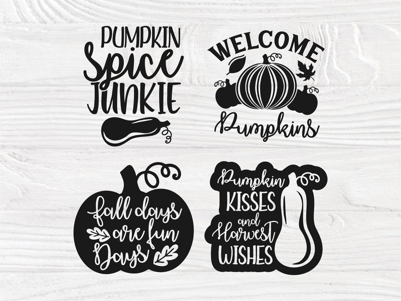 Fall Pumpkin SVG Bundle, Autumn Svg, Halloween Svg - So Fontsy