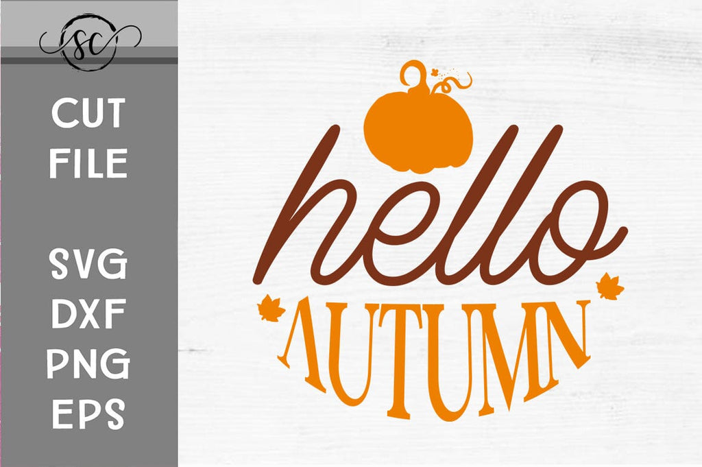 Fall Round Porch Signs SVG Bundle Autumn Sign Design Cut Files - So Fontsy
