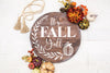Fall Round Sign Bundle - Autumn SVG Bundle - So Fontsy