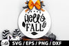 Fall Round Sign SVG Bundle - So Fontsy
