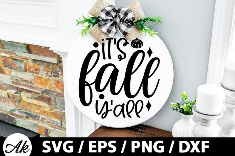 Fall Round Sign SVG Bundle - So Fontsy