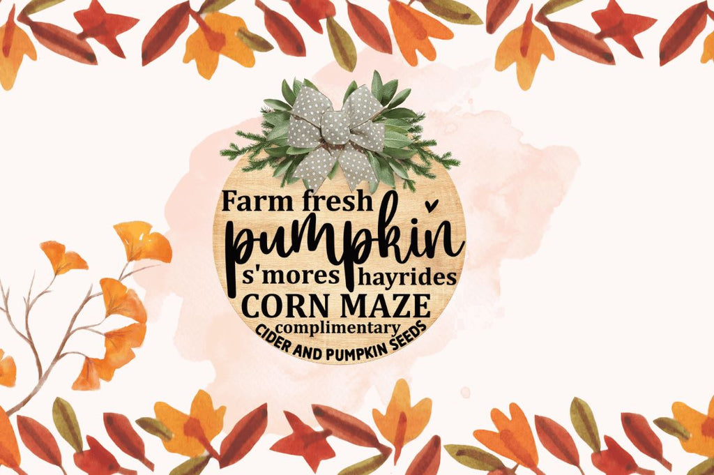 Fall Round Sign Svg Bundle - So Fontsy