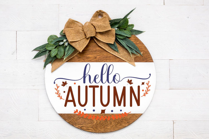 Fall Round Signs Svg Bundle - So Fontsy