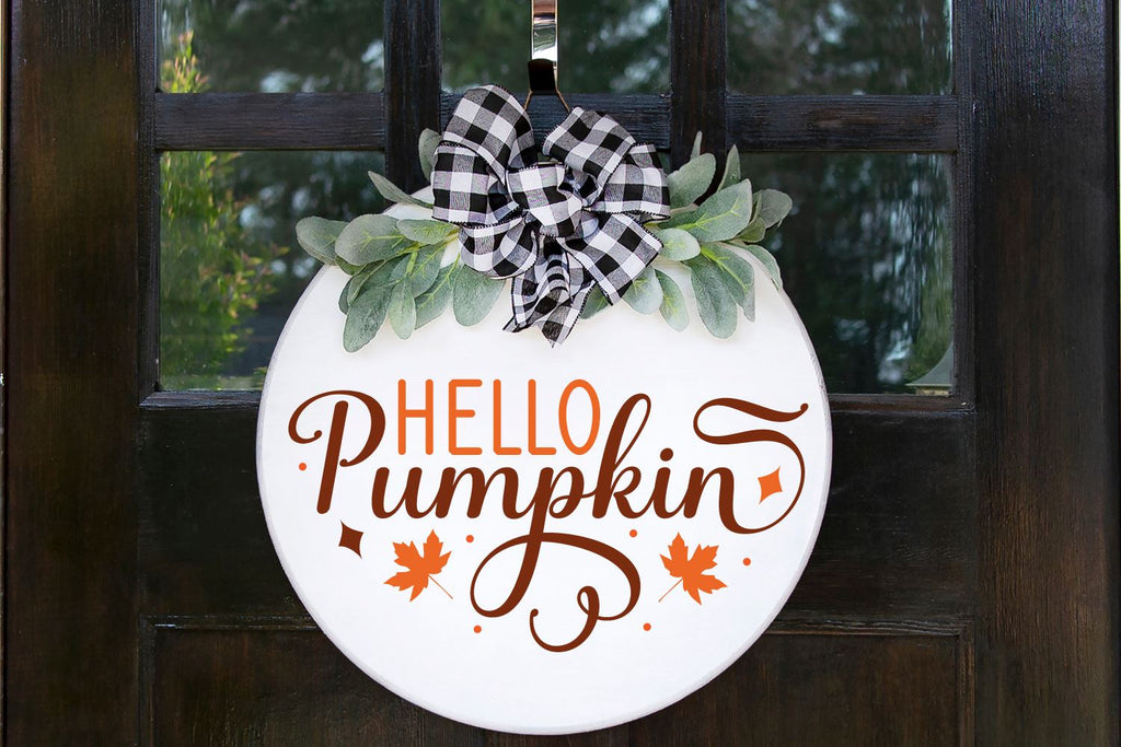 Fall Round Signs Svg Bundle - So Fontsy