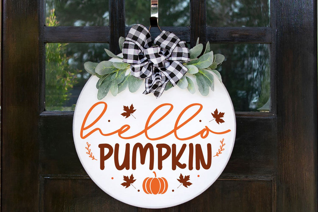 Fall Round Signs Svg Bundle - So Fontsy