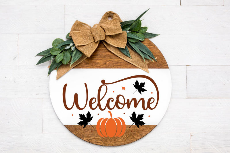 Fall Round Signs Svg Bundle - So Fontsy
