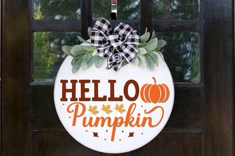 Fall Round Signs Svg Bundle - So Fontsy