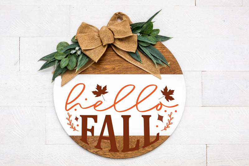 Fall Round Signs Svg Bundle - So Fontsy