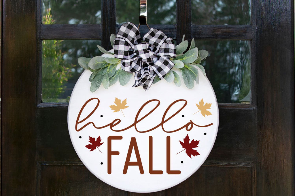 Fall Round Signs Svg Bundle - So Fontsy