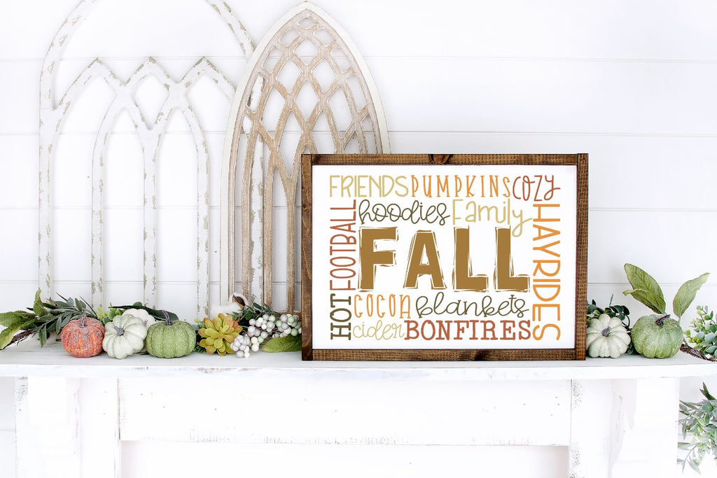 Fall Subway Art - So Fontsy