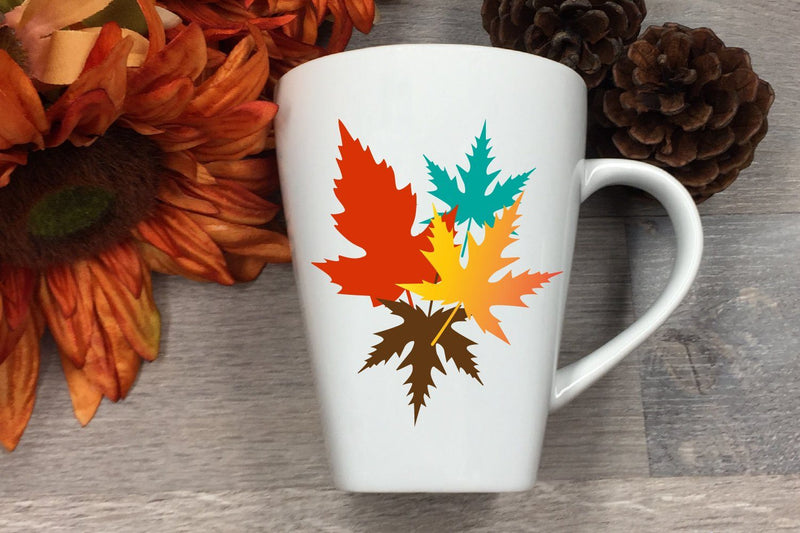 Fall SVG Bundle Fall Leaves SVG PNG EPS DXF Autumn Bundle - So Fontsy