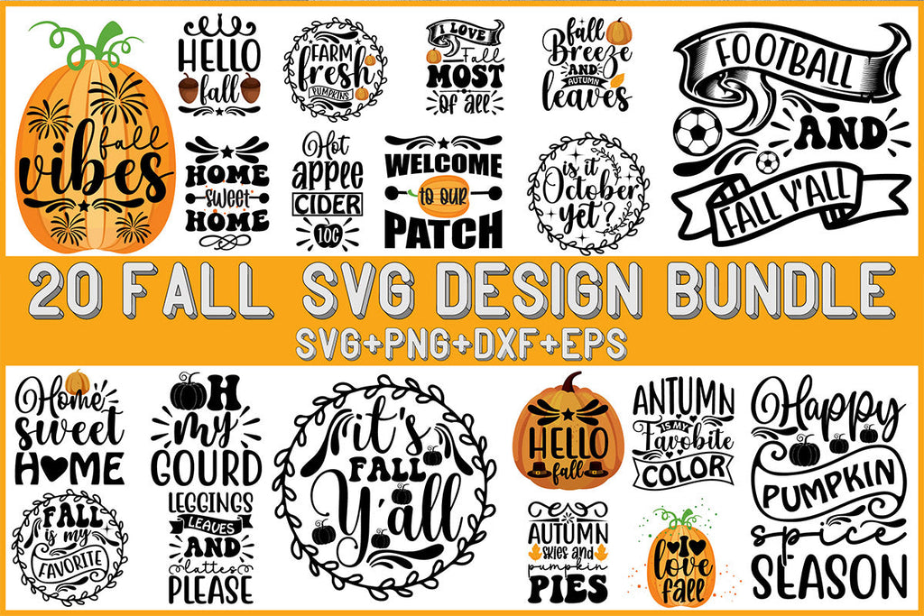 Fall Svg Bundle - So Fontsy