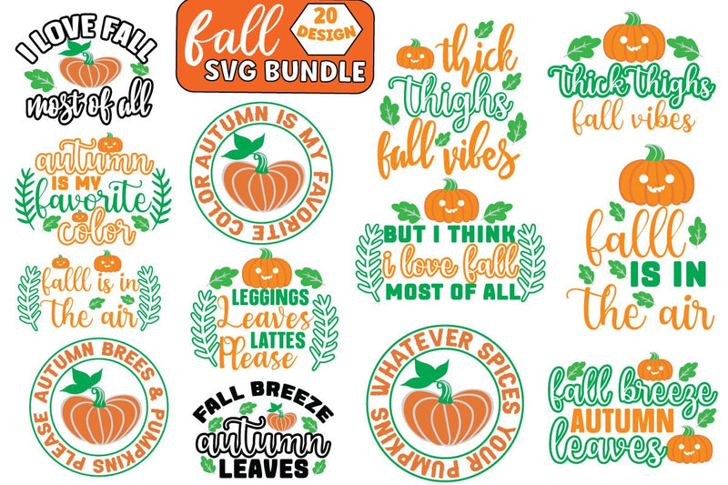 Fall SVG Bundle , Thanksgiving SVG Bundle , Funny Fall SVG Bundle ...