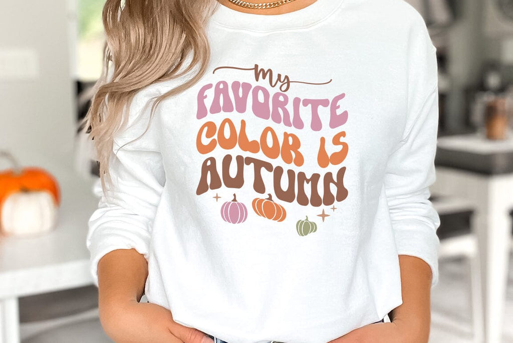 Fall SVG Design, My favorite color is autumn - So Fontsy