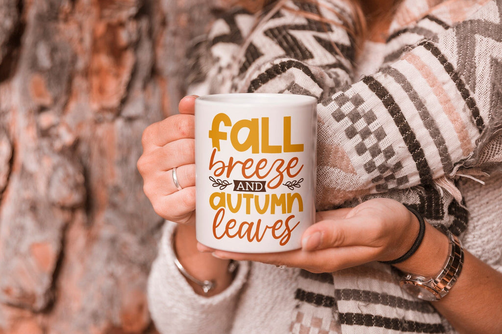Fall SVG - Fall Breeze & Autumn Leaves - So Fontsy