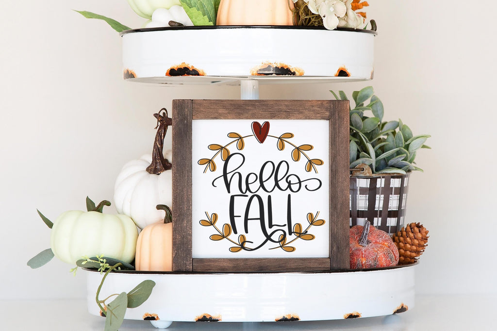 Fall SVG Files For Cricut, Cute Fall Clipart, Hello Fall SVG, Pumpkin ...