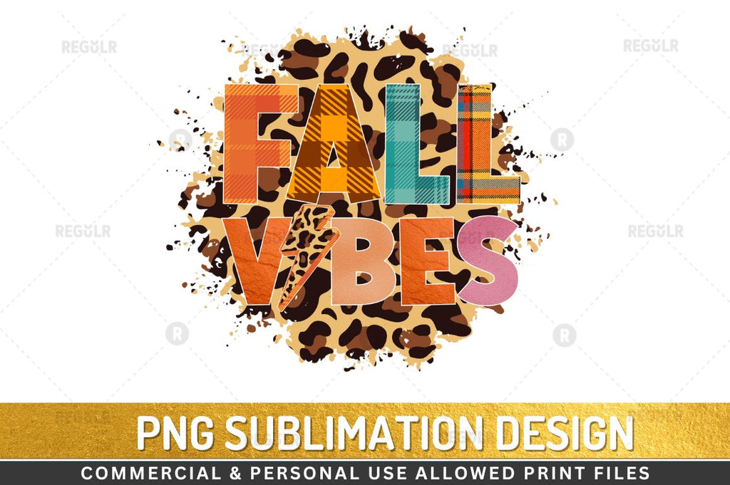 Fall vibes Sublimation Design - So Fontsy
