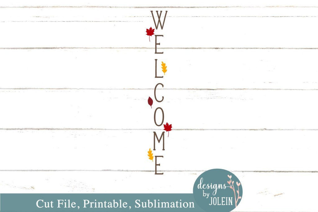 Fall Welcome Sign - So Fontsy