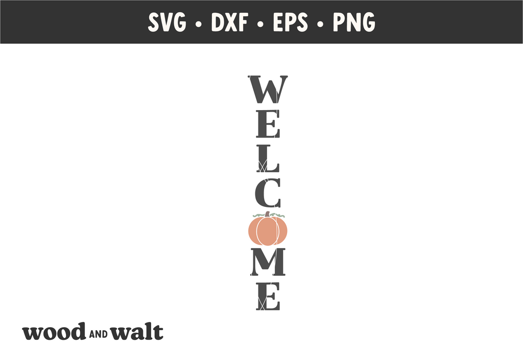 Fall Welcome Sign SVG | Fall Porch Sign SVG - So Fontsy