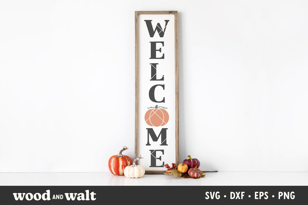 Fall Welcome Sign SVG | Fall Porch Sign SVG - So Fontsy