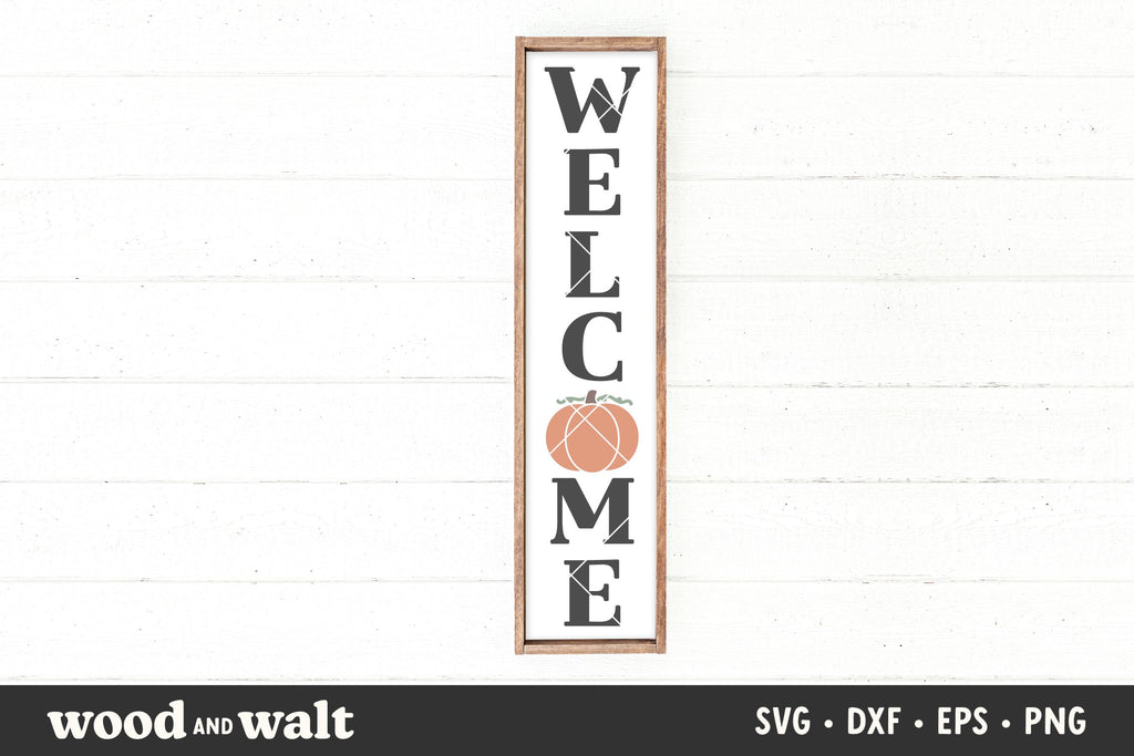 Fall Welcome Sign SVG | Fall Porch Sign SVG - So Fontsy