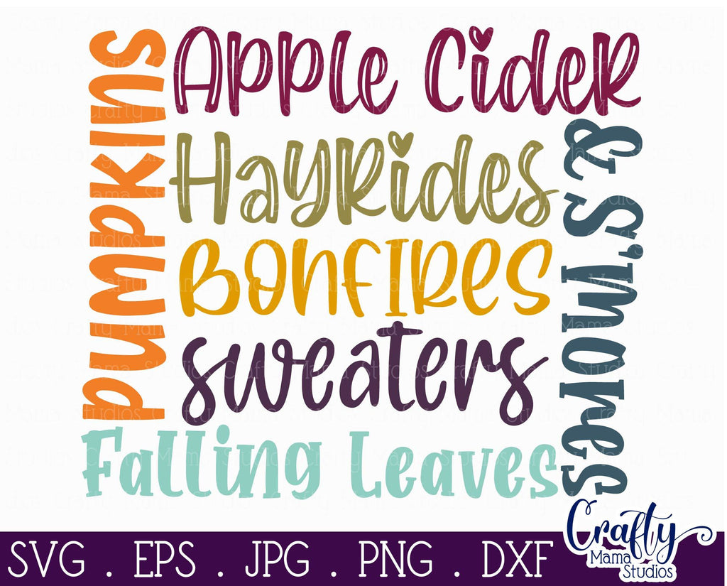Fall Word Art Svg - Fall Svg - Pumpkin Svg - So Fontsy