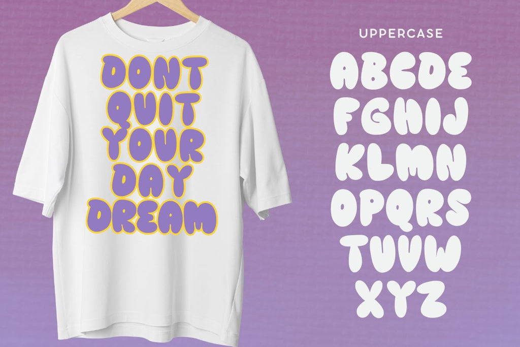 Falls Candy - Cute Bubble Display Font - So Fontsy