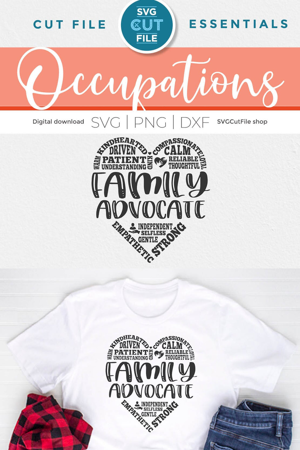 Family Advocate svg for Social Worker - So Fontsy