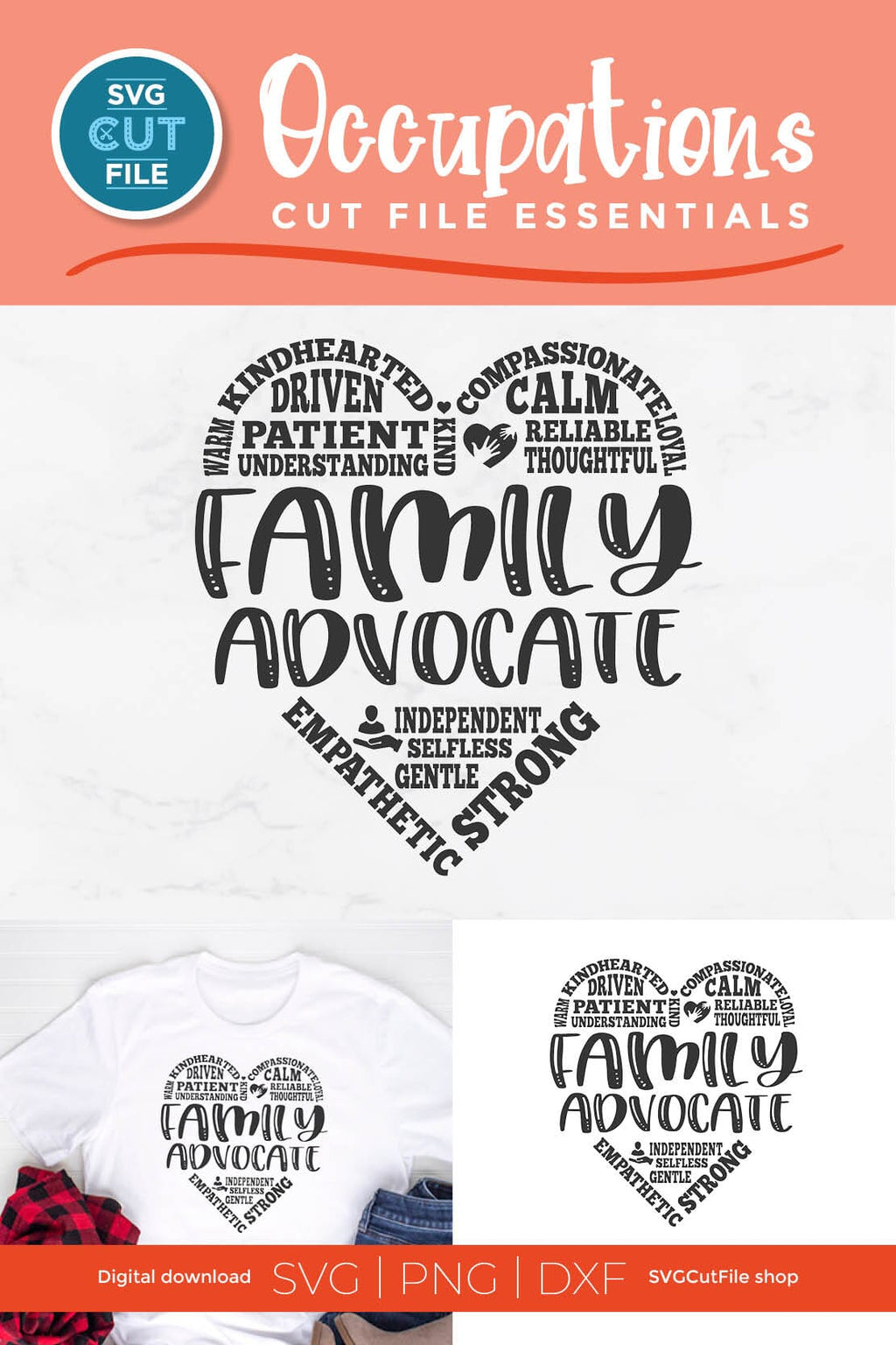 Family Advocate svg for Social Worker - So Fontsy