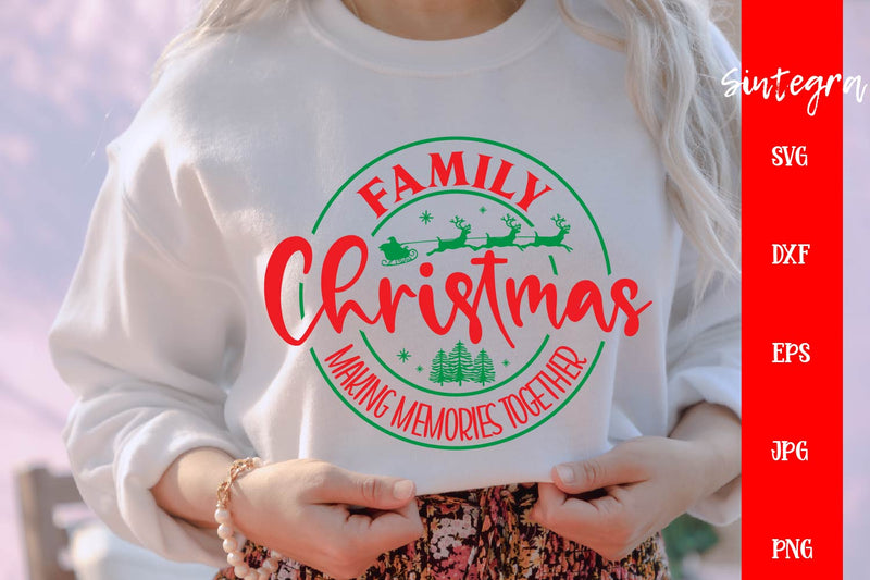 Family Christmas SVG Free For Commercial Use - So Fontsy