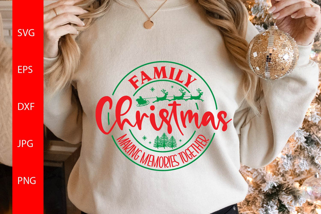 Family Christmas SVG Free For Commercial Use - So Fontsy