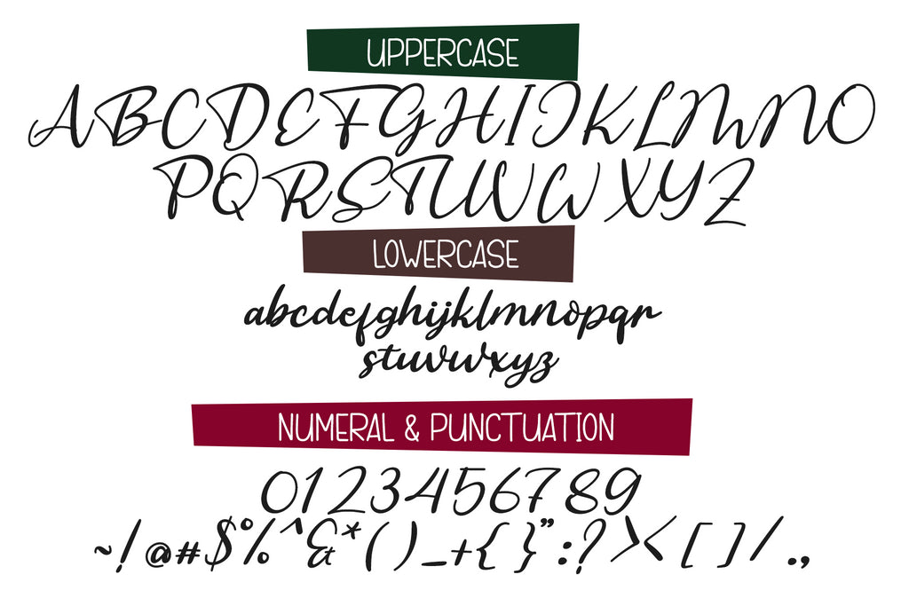 Family - handwritten font - So Fontsy