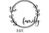 Family Last Name / Monogram SVG - So Fontsy